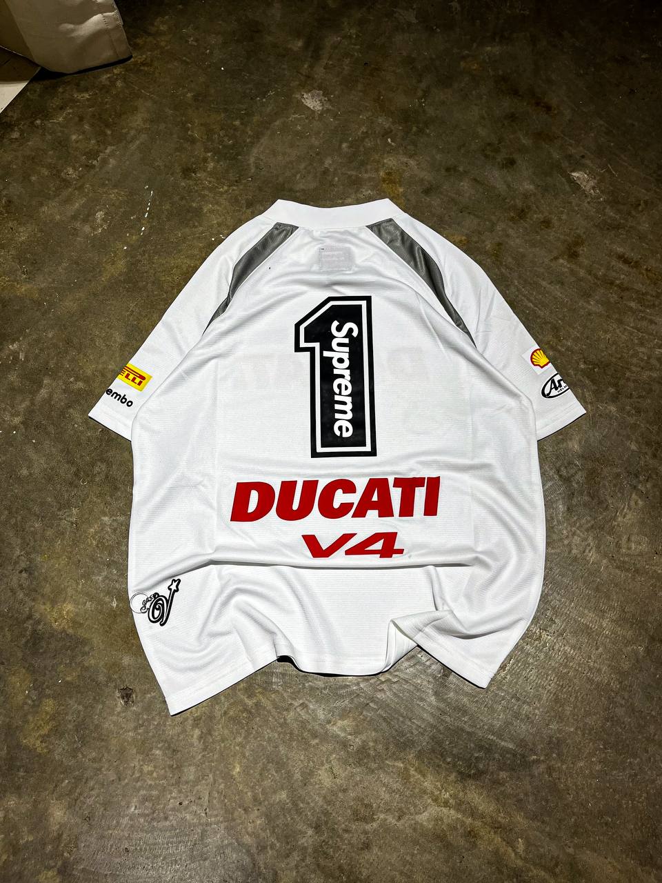 Supreme x Ducati Football tee – Viernez Exclusives